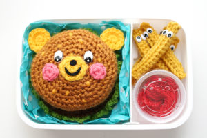 Crocheted Bento Box #4: Hambearger and Fries – Twinkie Chan Blog