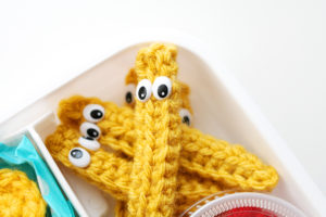 Crocheted Bento Box #4: Hambearger and Fries | Twinkie Chan Blog