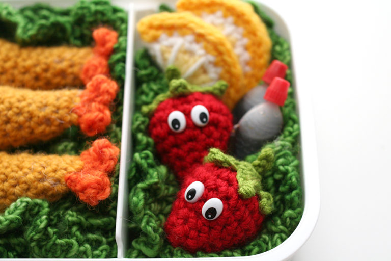 Crocheted Bento Box #2: Shrimp Tempura – Twinkie Chan Blog
