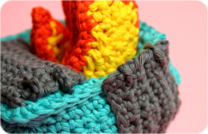 Dumpster Fire Crochet Pattern w/ 100% Soft – Twinkie Chan Blog
